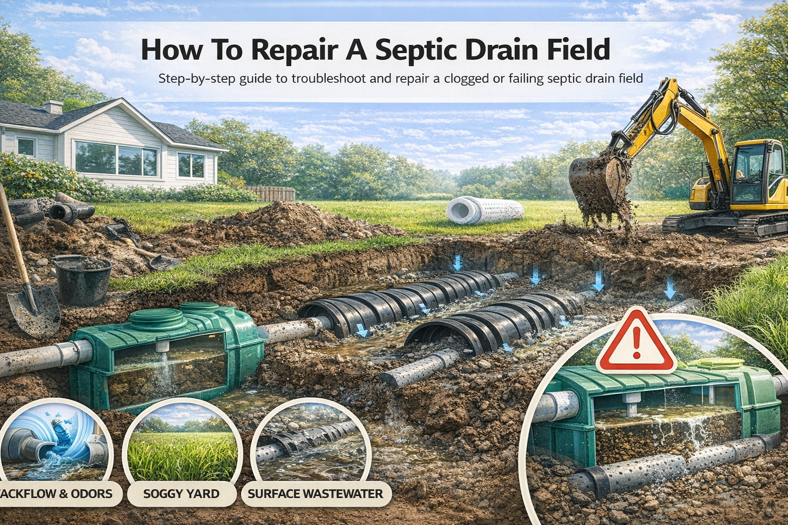 How to Repair a Septic Drain Field Step by Step Guide – DoctorPooper.com