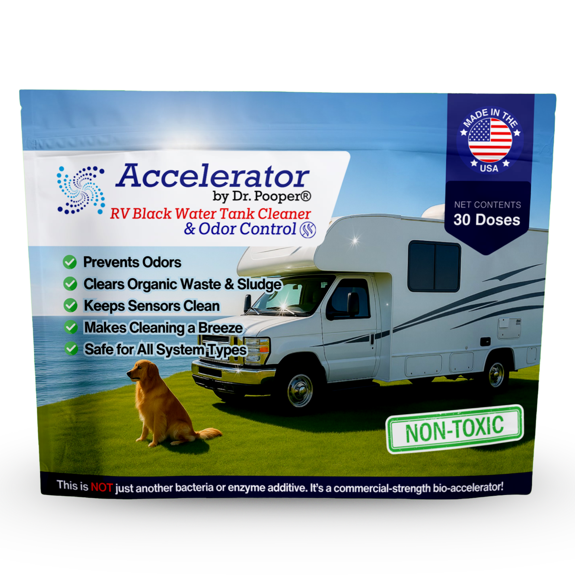 Dr. Pooper Accelerator RV Black Water Tank Cleaner – DoctorPooper.com