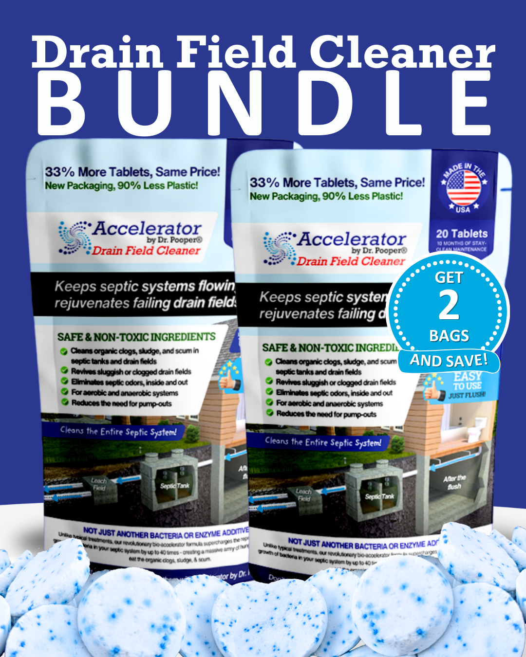 Drain Field Cleaner 2-Pack BUNDLE – DoctorPooper.com