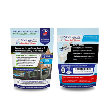 Septic System Care with Dr. Pooper’s Drain Field Cleaner Tablets ...