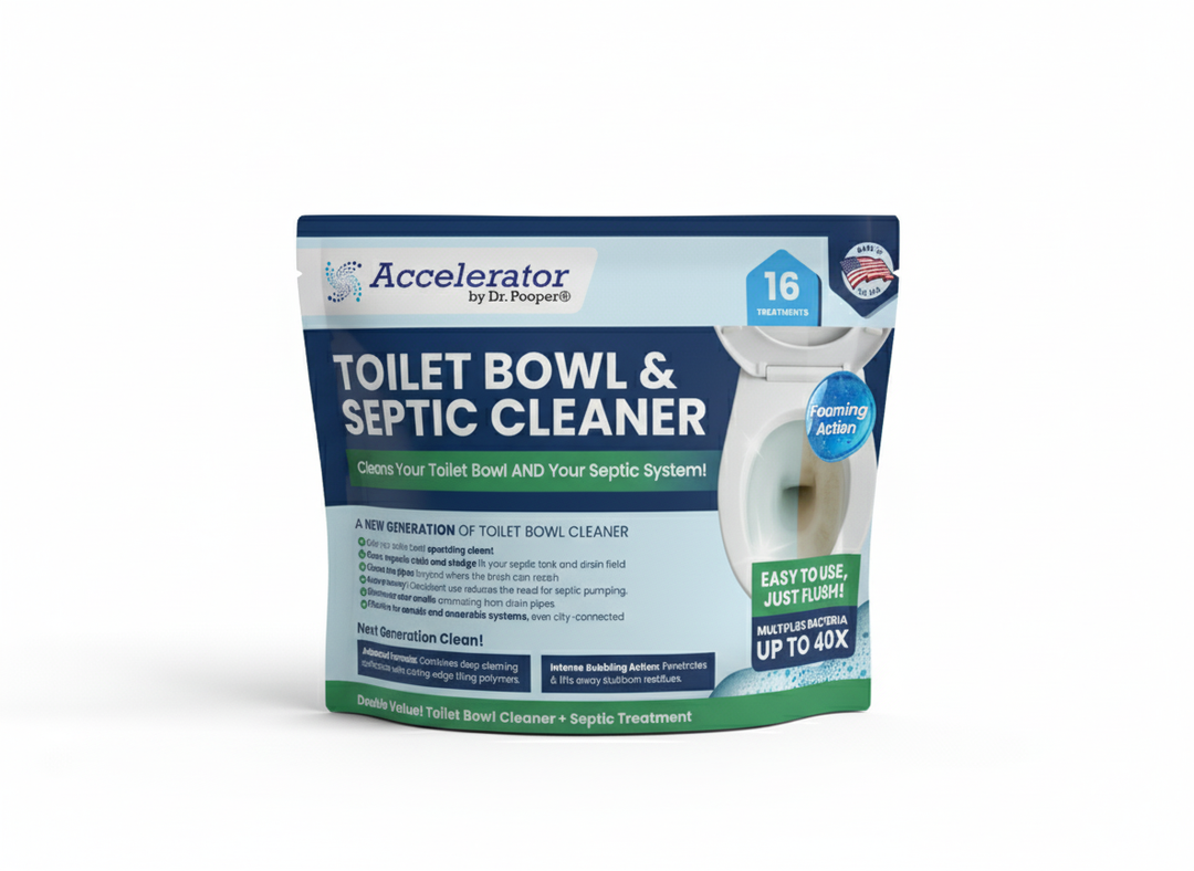 Accelerator by Dr. Pooper – 2-in-1 Toilet Bowl & Septic Cleaner ...