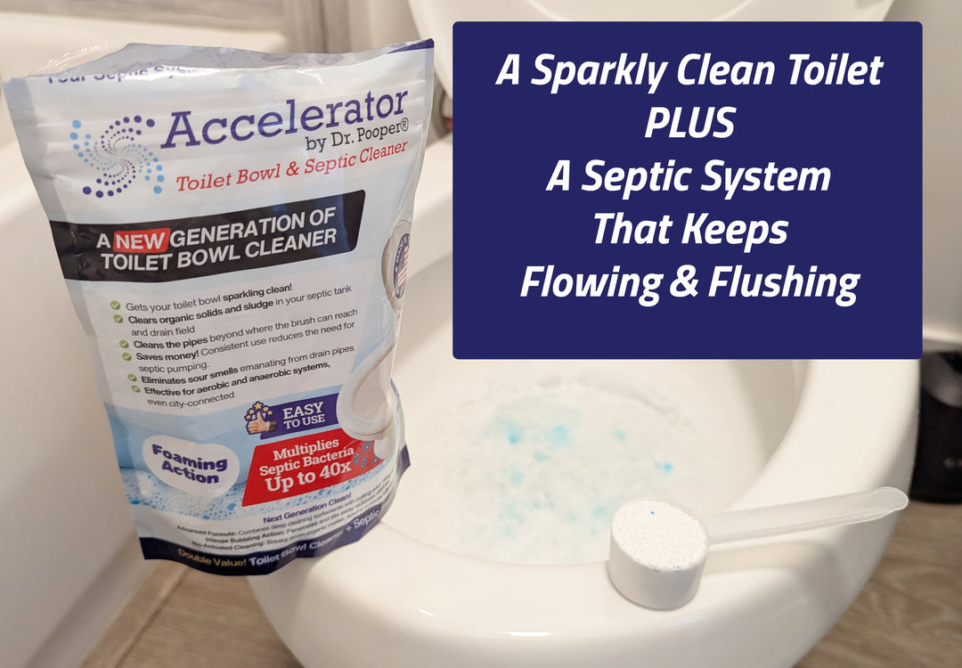 Accelerator by Dr. Pooper – 2-in-1 Toilet Bowl & Septic Cleaner ...